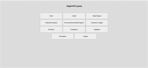 Simple Point Of Sale System In PHP With Source Code Source Code Projects