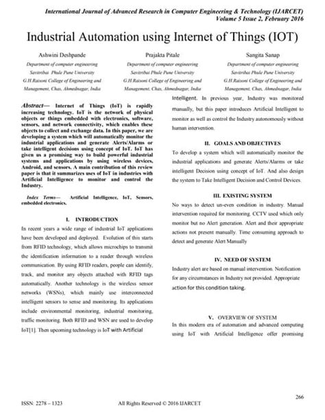 industrial automation using internet of things pdf