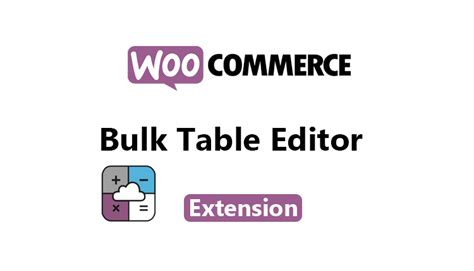 Woocommerce Bulk Table Editor Extension Wordpress Plugin Gplplace