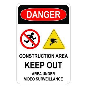 CONSTRUCTION SITE EXIT American Sign Company