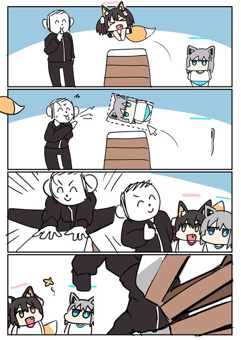 Sensei Doodle Sensei Shiroko And Izuna Blue Archive Drawn By Tenten Chan Danbooru