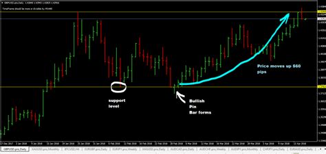 Multiple Timeframe Forex Trading With Daily Pin Bar Strategy Forexcracked