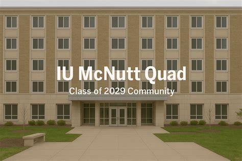 Indiana University Mcnutt Quad Class Of 2030 Community Facebook