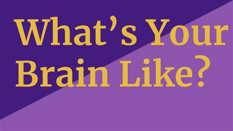 Whats Your Brain Like Sarsef Virtual Fair