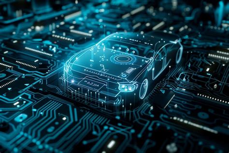 The Future Of Automotive Technology Premium Ai Generated Image