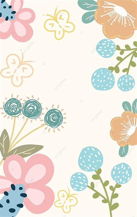 핸드폰 벽지 봄 배경 모바일 벽지 꽃들 봄 배경 일러스트 및 사진 무료 다운로드 Pngtree