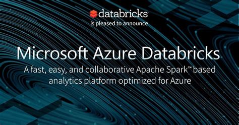 Databricks On Linkedin Announcing Microsoft Azure Databricks A Fast Easy And Collaborative…