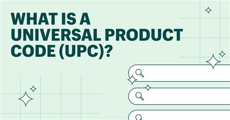 What Is A Universal Product Code Upc Definition And Guide — Backoffice 2022