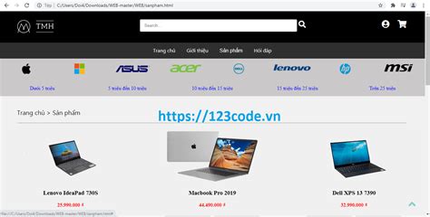 Share Code Website Bán Máy Tính Viết Bằng Html Css Siêu đẹp