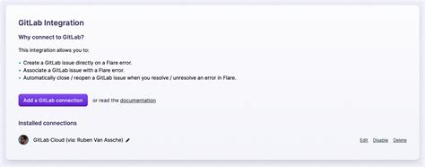 Gitlab Integration Documentation Flare