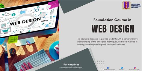 Certificate Course In Web Design Eduslides Universal College Euc