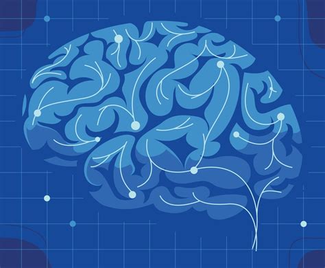 Complex Brain Neuron Freevectors