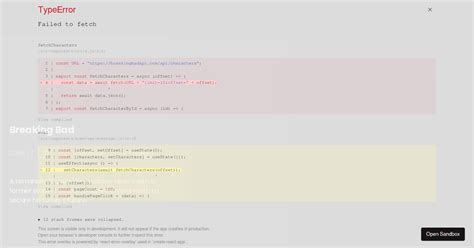 Breaking Bad Codesandbox