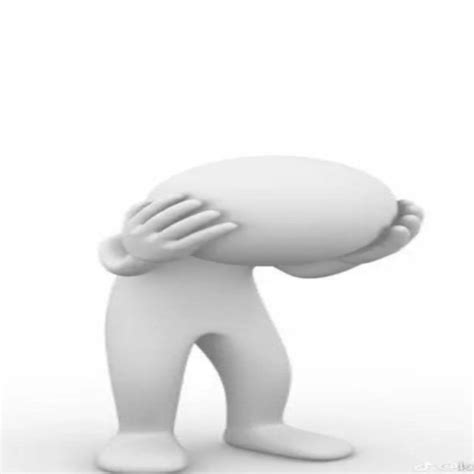 Создать мем 3d человек человечек грустит человечек Картинки