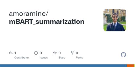 github amoramine mbart summarization