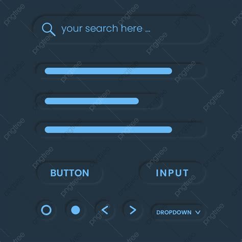 Neumorphism Ui Design PNG Vector PSD And Clipart With Transparent Background For Free