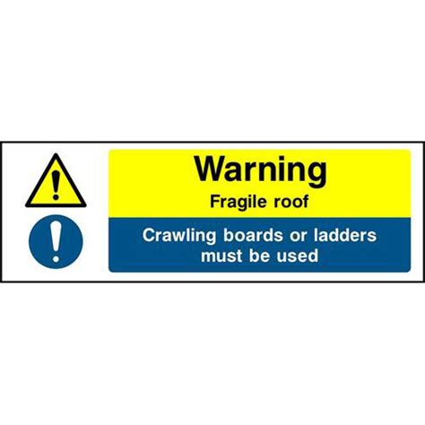 Warning Fragile Roof 10045