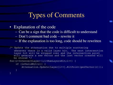 Communicating In Code Commenting Ppt Download