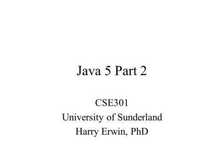 Some random things in Java - ppt download