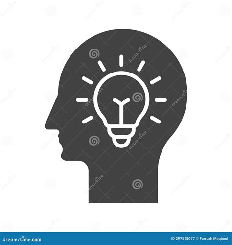 Brainstorming Icon In Trendy Design Style Brainstorming Icon Isolated On White Background