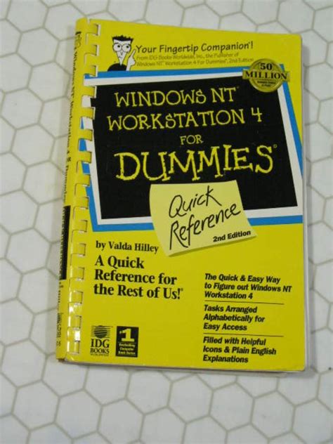 Vintage Collectible For Computer Geeks “for Dummies” Reference Learning Guide