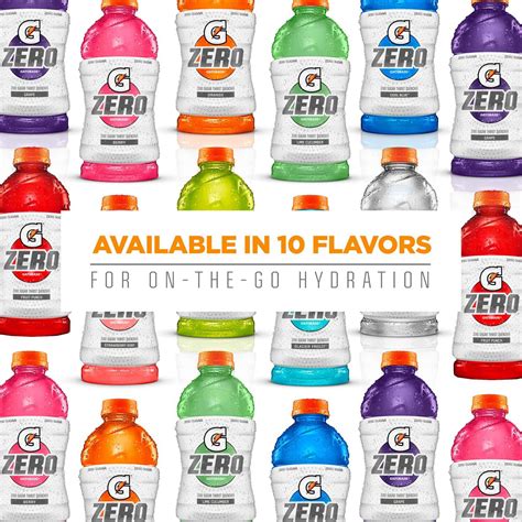 Gatorade Zero Sugar Cool Blue Variety Pack 20 Fl Oz Pack Of 12