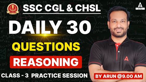 Ssc Cgl Tier 2 Reasoning In Tamil Ssc Chsl Reasoning Classes 2023 Part 3 Adda247 Tamil