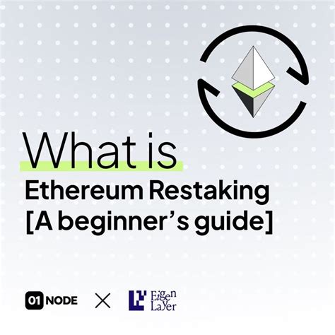 01node On Linkedin Eigenlayer Restaking Ethereum Blockchain