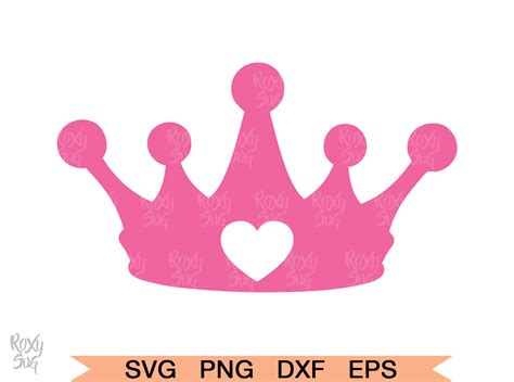 Princess Crown Graphic By Roxysvg Creative Fabrica