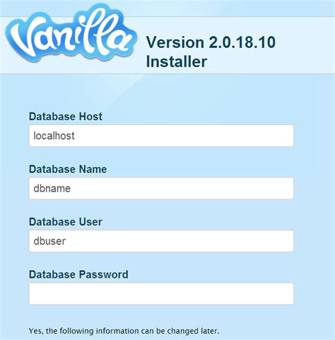 Vanilla Forums Download Configure And Install Nexcess