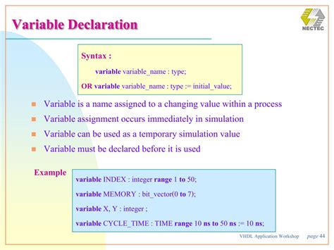 Ppt Vhdl Application Workshop Powerpoint Presentation Free Download