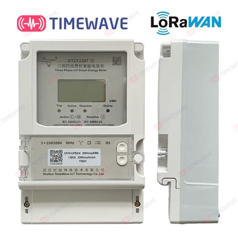 Lorawan Wireless Energy Meter 3 Phase Smart Energy Meter 220v Kwh Meter