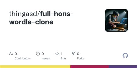 GitHub Thingasd Full Hons Wordle Clone