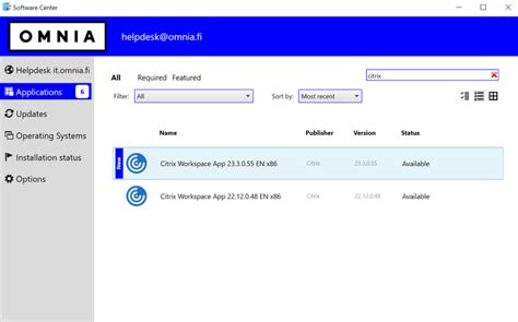 Citrix Workspace App Asennus Tietokoneelle Omnia IT Helpdesk