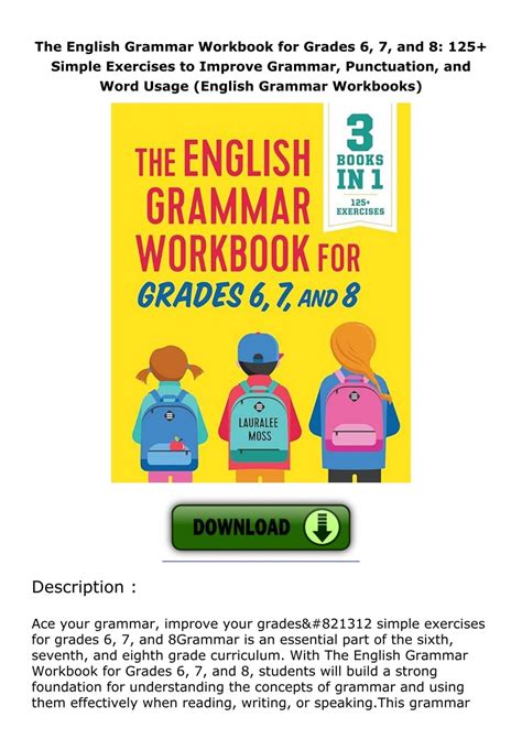 Pdf The English Grammar Workbook For Grades 6 7 And 8 125 Simple