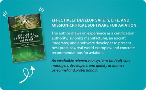 Developing Safety Critical Software A Practical Guide For Aviation Software And Do 178c