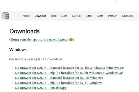 Db Browser For Sqliteのダウンロードとインストール（windows10） Men Of Letters（メン・オブ・レターズ） 論理的思考業務改善プログラミング