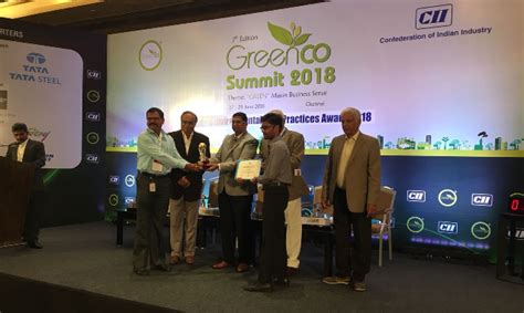 cii environmental best practices award 2018