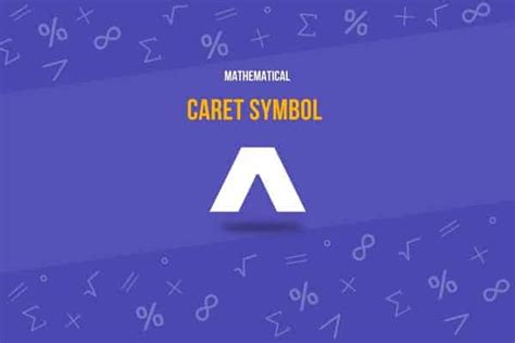 Caret Symbol Goldkey Symbols