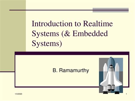 PPT Introduction To Realtime Systems Embedded Systems PowerPoint Presentation ID