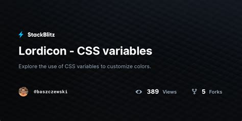 lordicon css variables stackblitz