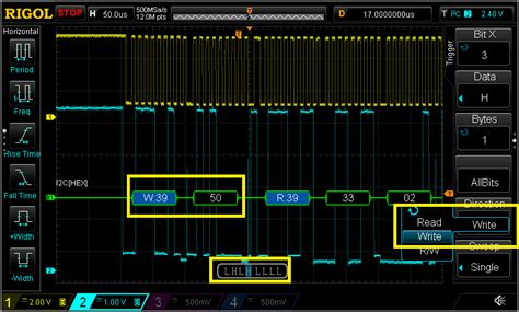 I C Debugging With A RIGOL DS Z Oscilloscope Trigger And Decode Element Community