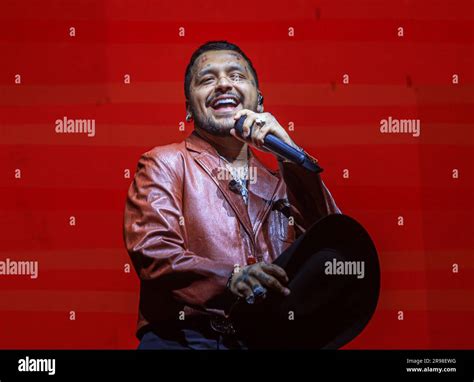 Christian Nodal During A Concert As Part Of The Foraji2 Tour At