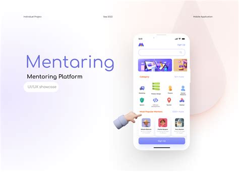 Uiux Showcase Mentoring Platform On Behance