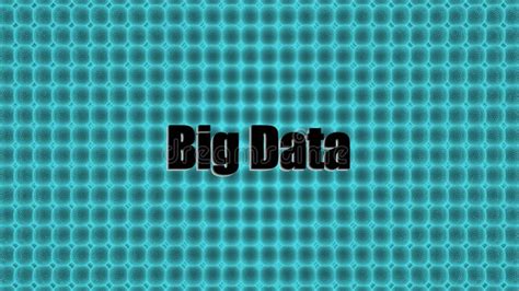 3d Rendering Of Big Data Blue Gradient Technology Background Stock