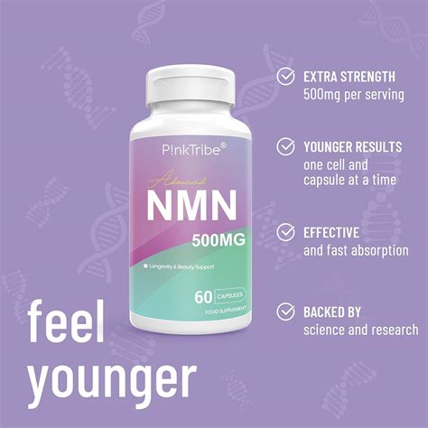 Nmn Capsulesnad Supplement 750mg Contains All 5 Ingredients In 1