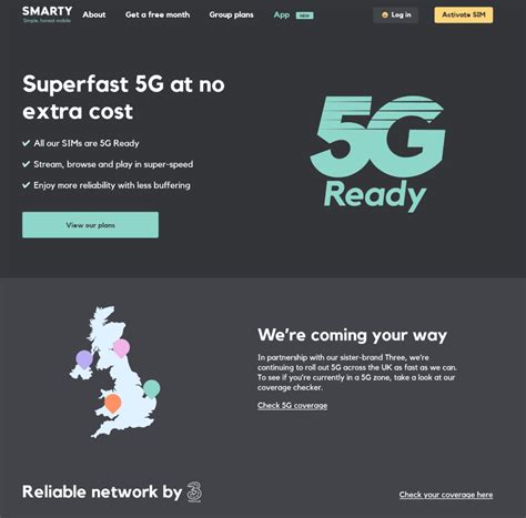 Smarty Mobile Coverage 4g And 5g Coverage Map 5g Ready Plans