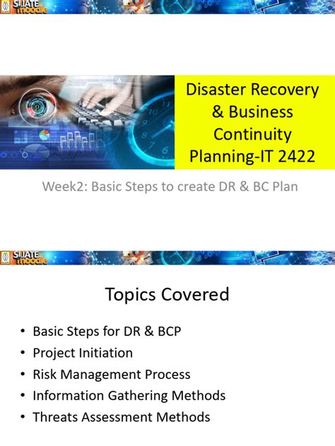 Week2 Basic Step For Dr And Bcp Pdf Risk Risk Management