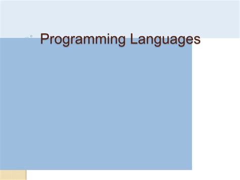 Programing Paradigm And Implementation Ppt