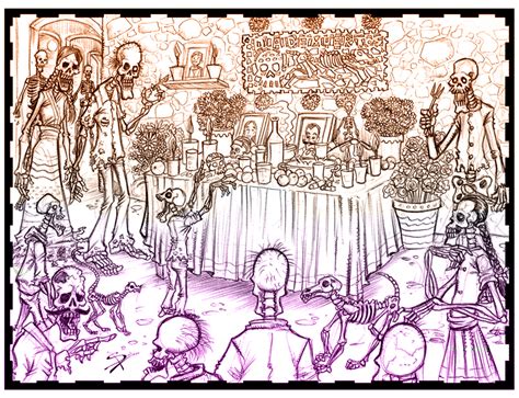 Ofrenda Del Dia De Muertos By Necronocimon On Deviantart